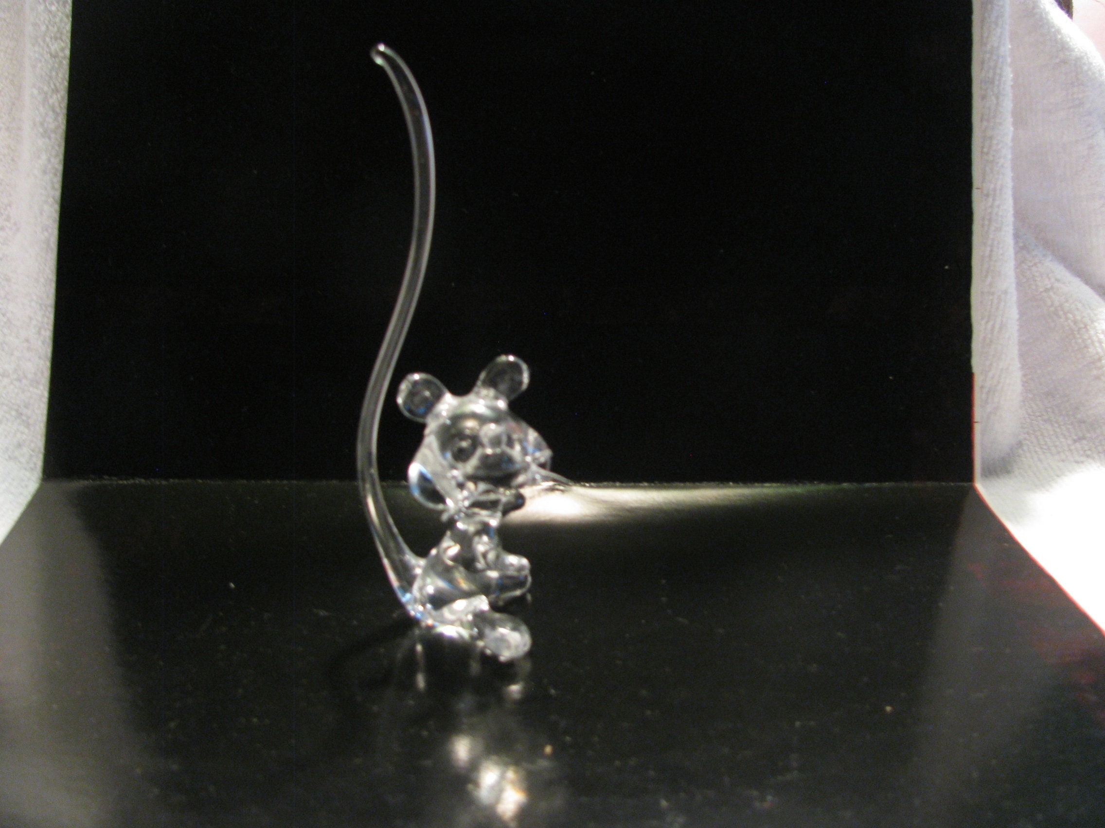 Vintage Crystal Mouse Ring Holder Simply Delightful. - Etsy