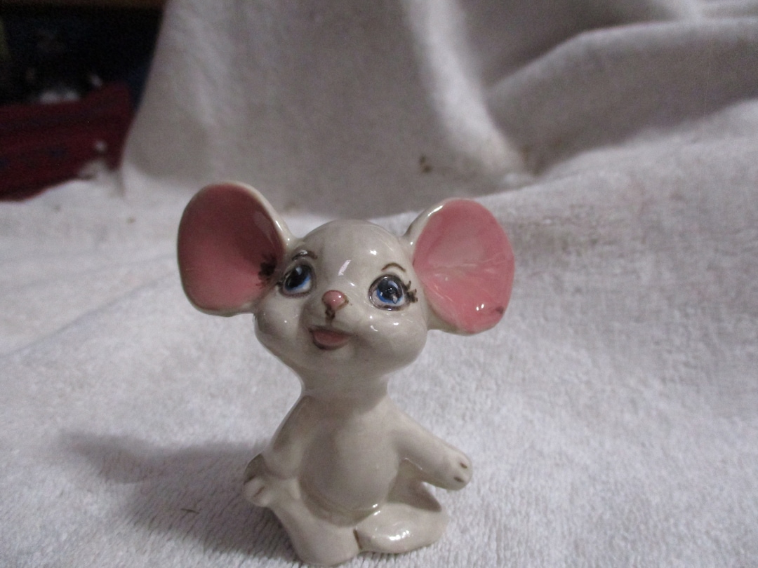 1940's Ceramic Mouse Figurine - Etsy