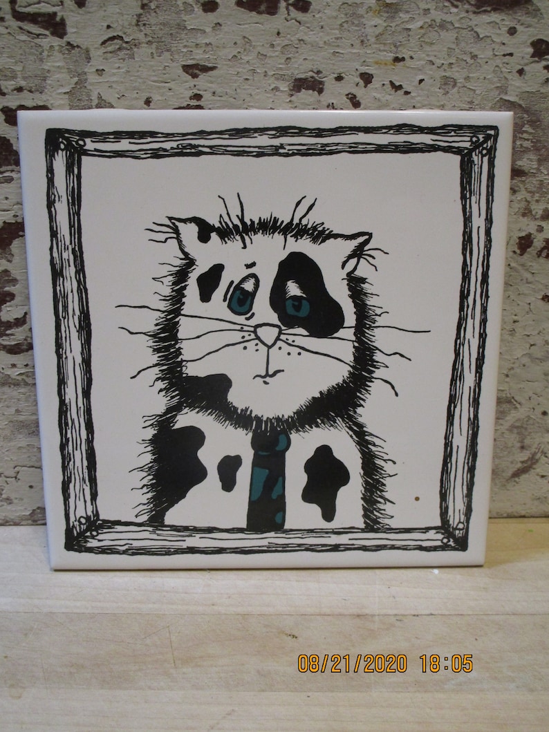 Hilarious Cat Tiles - Sold as a Set. - Etsy