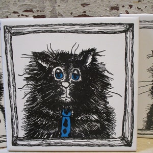 Hilarious Cat Tiles - Sold as a Set. - Etsy