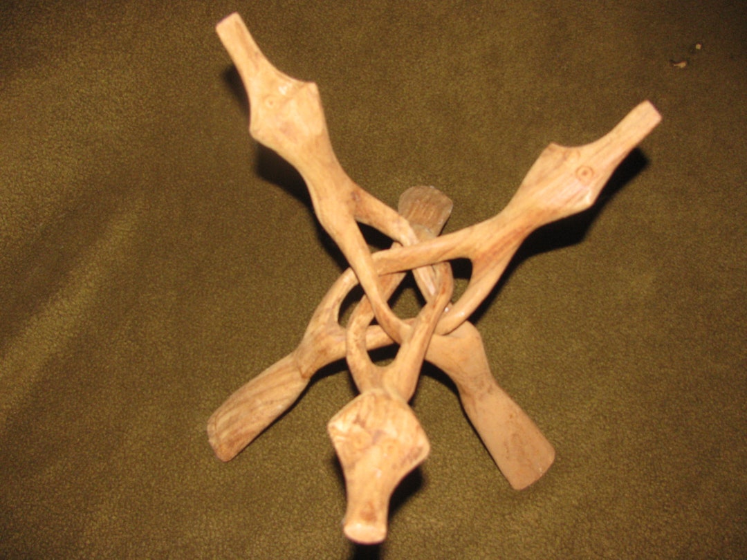 Vintage Tripod Snake Motif Plant Stand / Tripod Plant Holder /figural ...