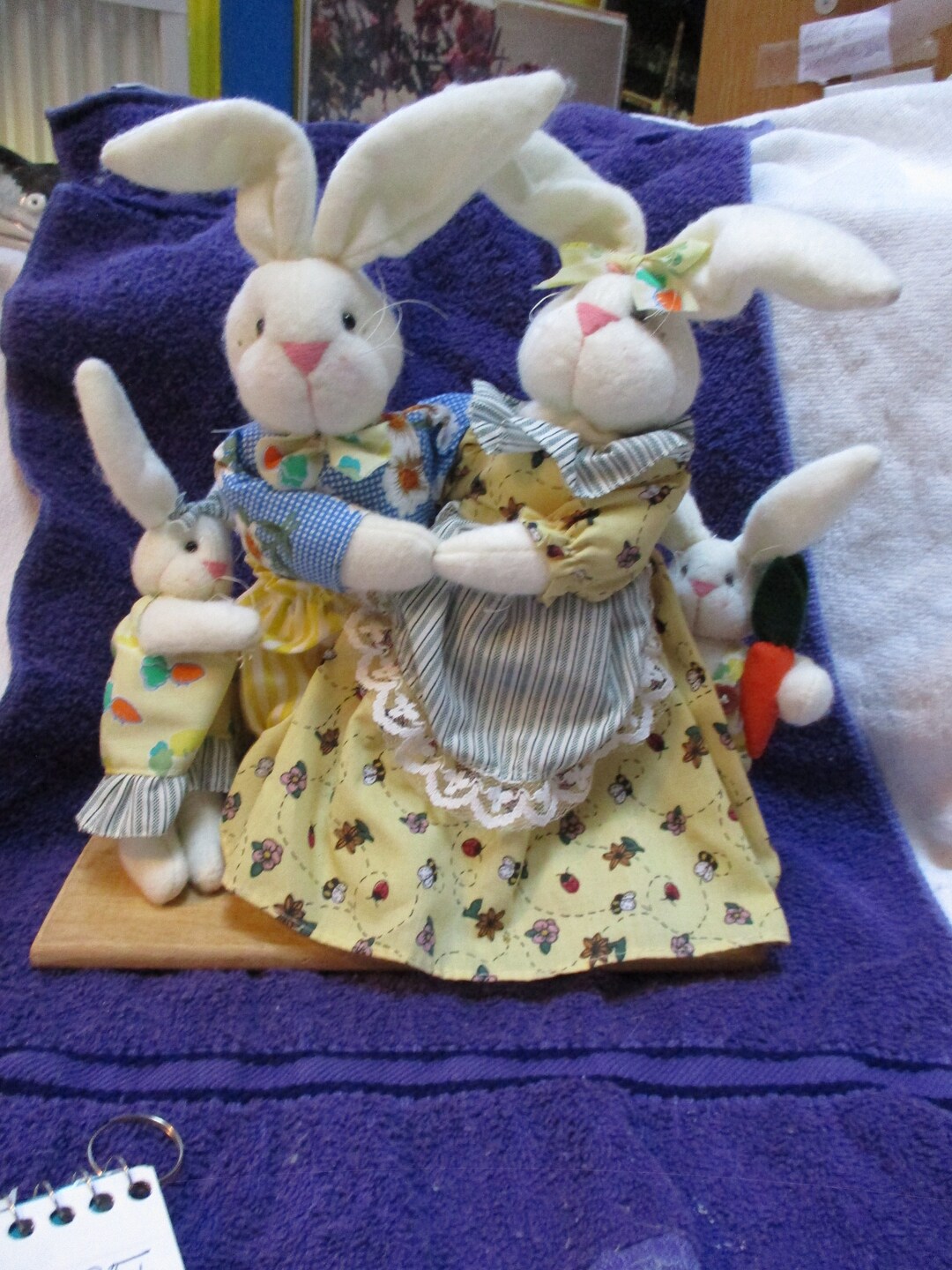 Handmade Stand up Bunny Family - Easter Bunny Decor - Etsy