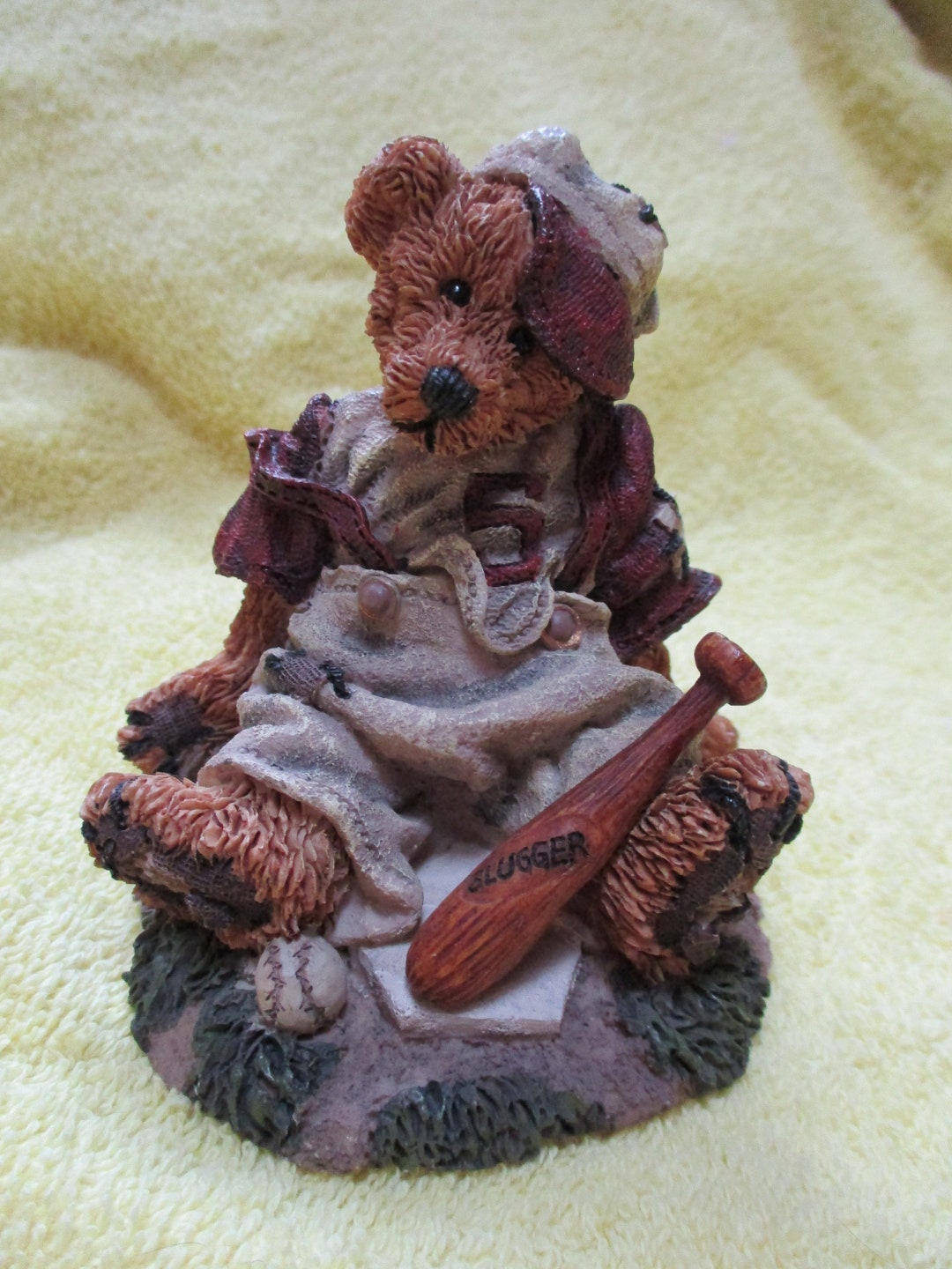 Vintage Boyds Bear 1993 Baseball Player Great Works/slugger - Etsy