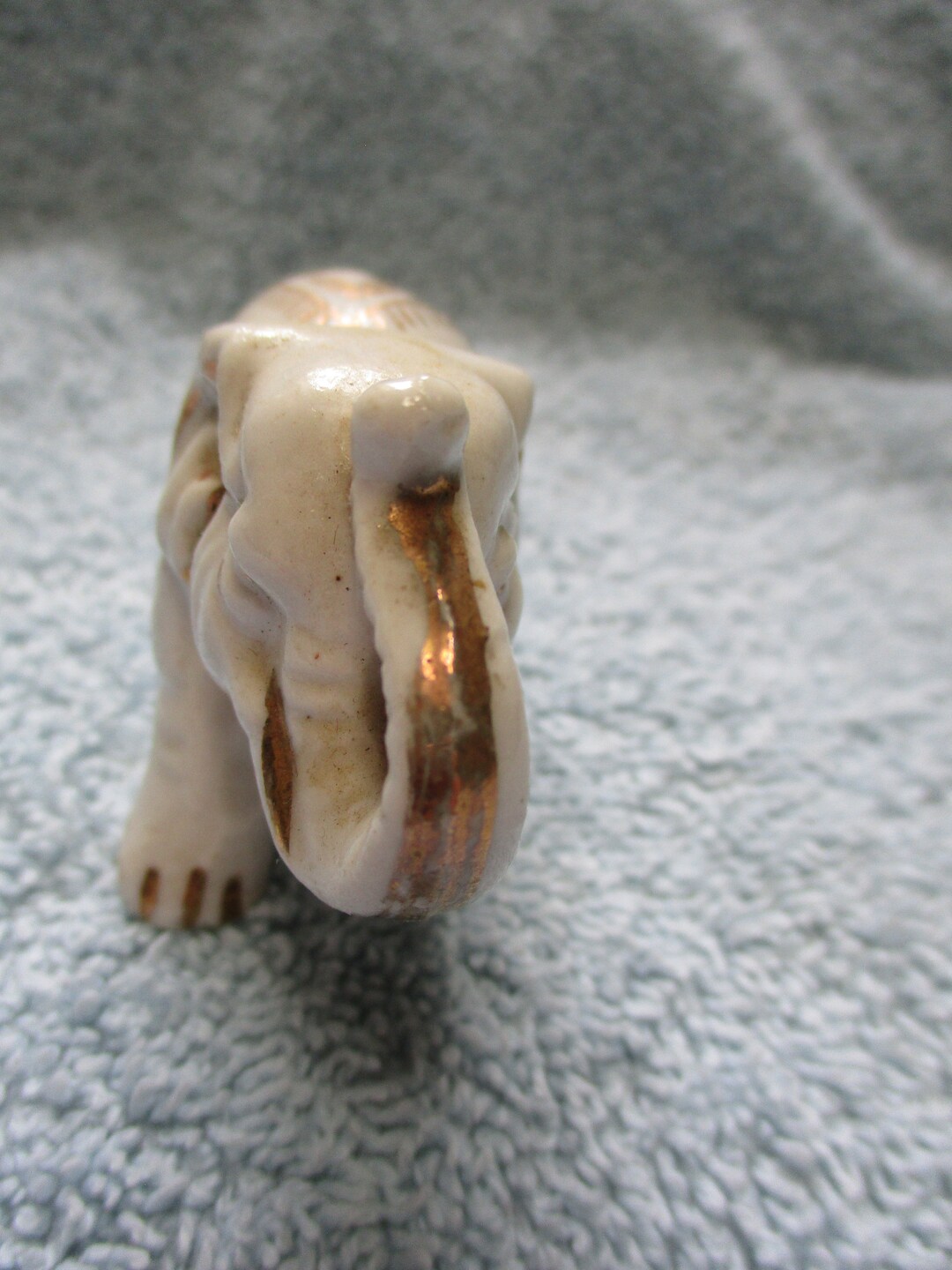 Miniature Royal Elephant Gold and White - Etsy