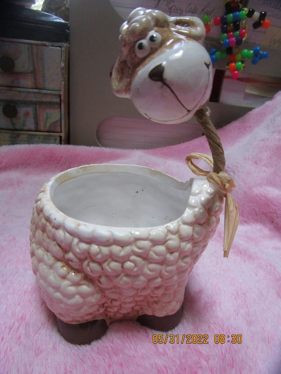 The Most Adorable Sheep Planter EVER - Etsy