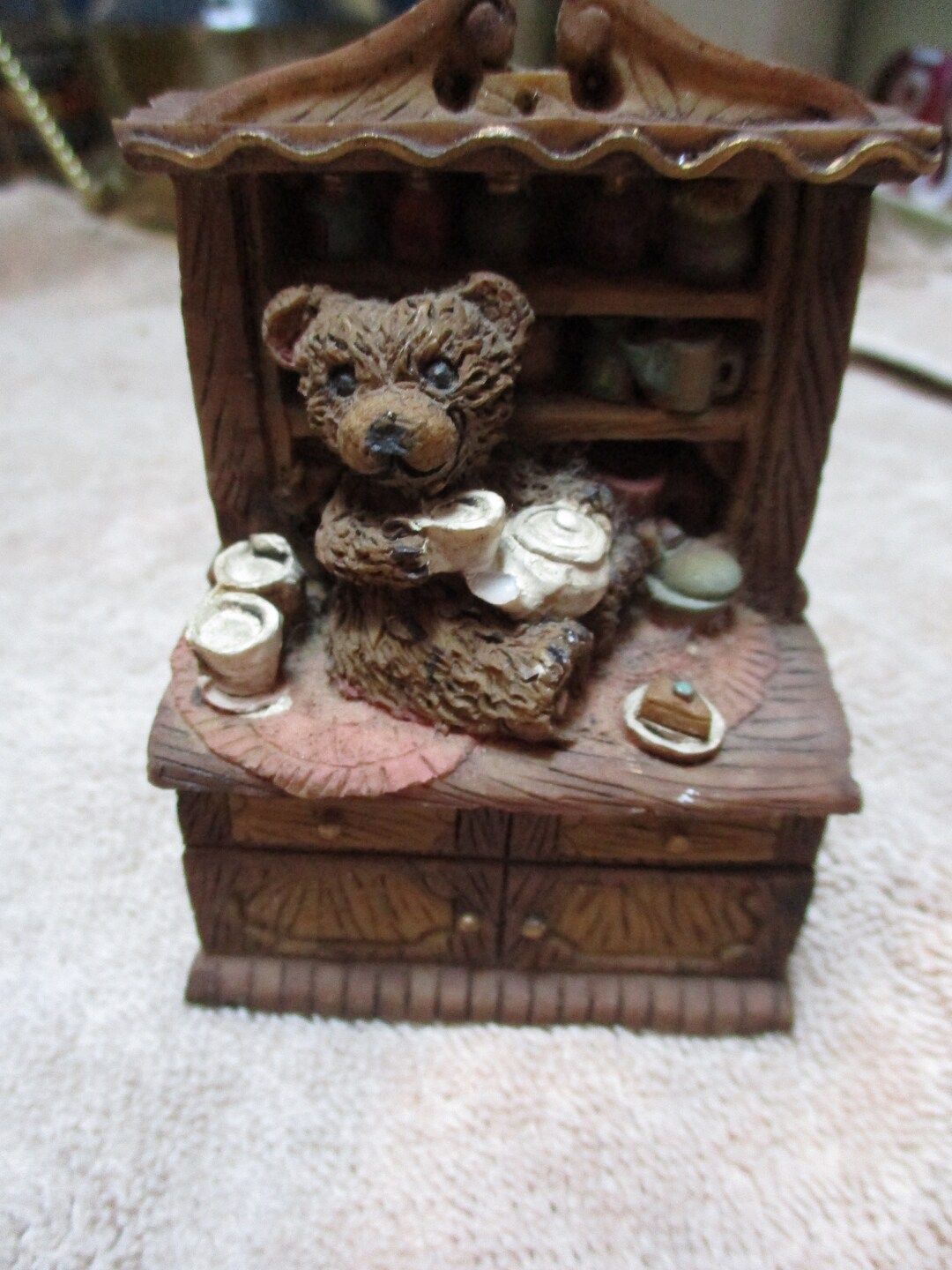 Teddy Bear Drinking Tea! - Etsy