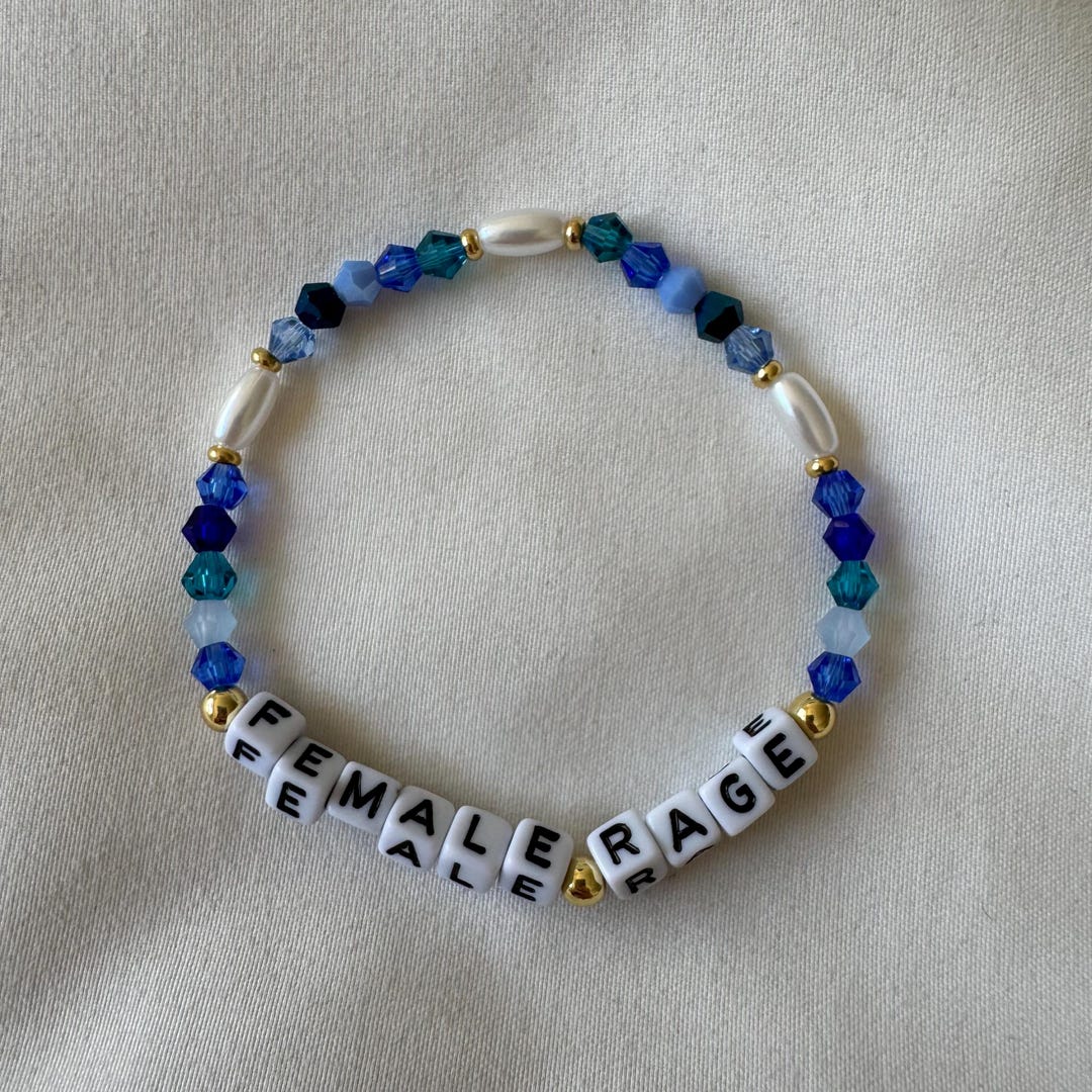 Female Rage Taylor Swift Eras Tour Friendship Bracelet - Election Blue ...