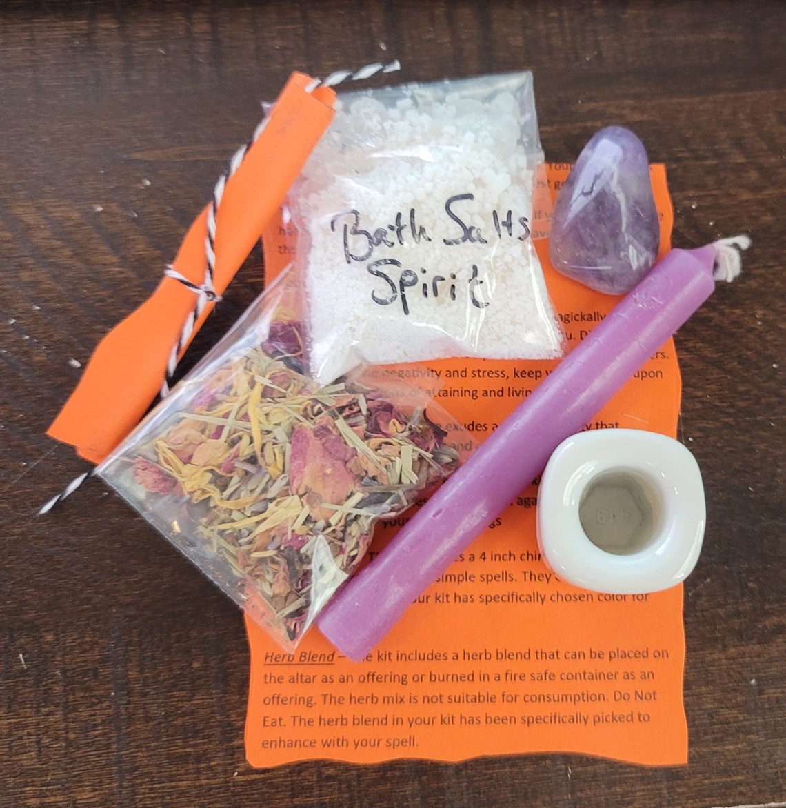 Spell Kit for Psychic Enhancement Witch Kit Intention Spell - Etsy