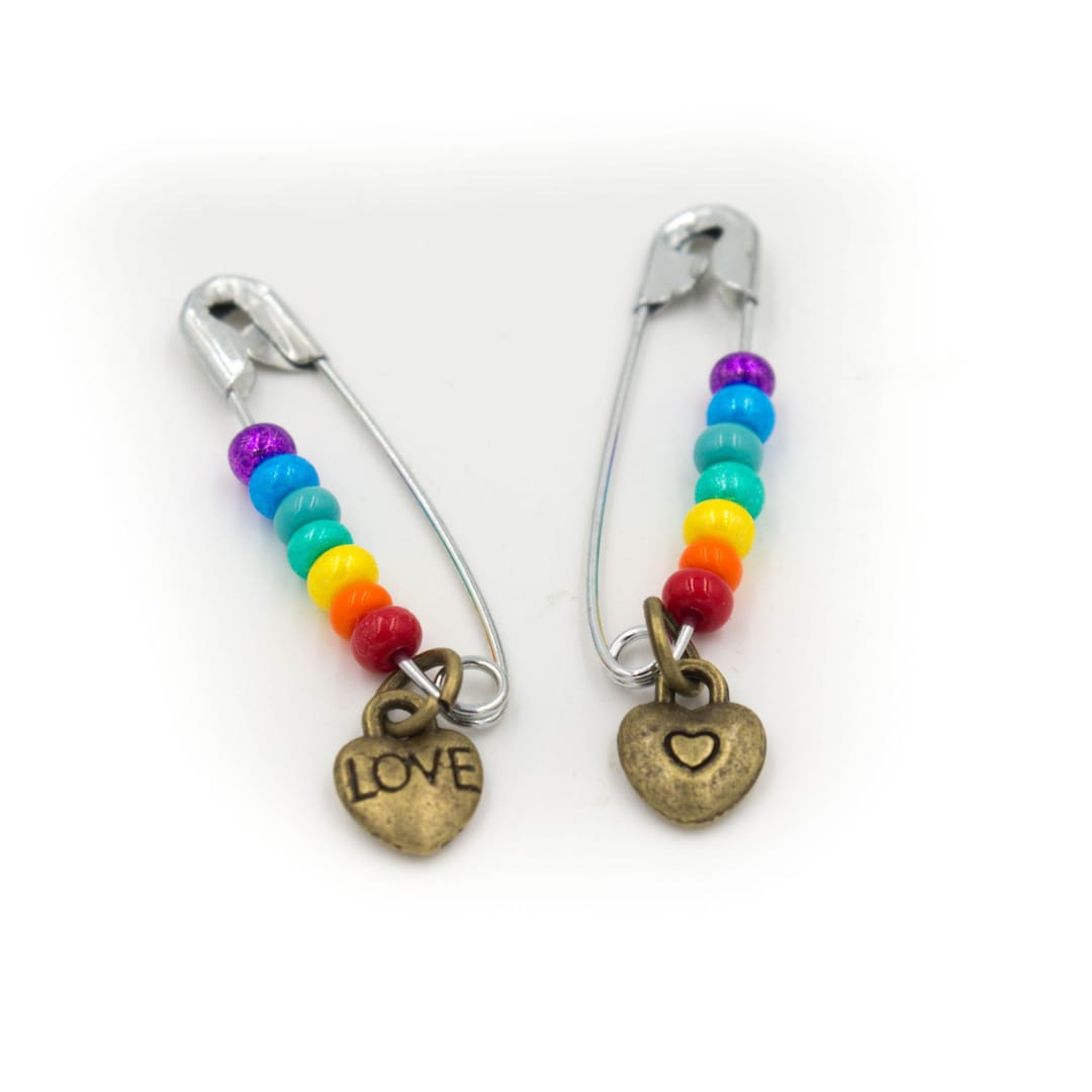 Pride Safety Pin Solidarity Pin Set of 5 Pins Safety Pin Movement LGBTQ ...