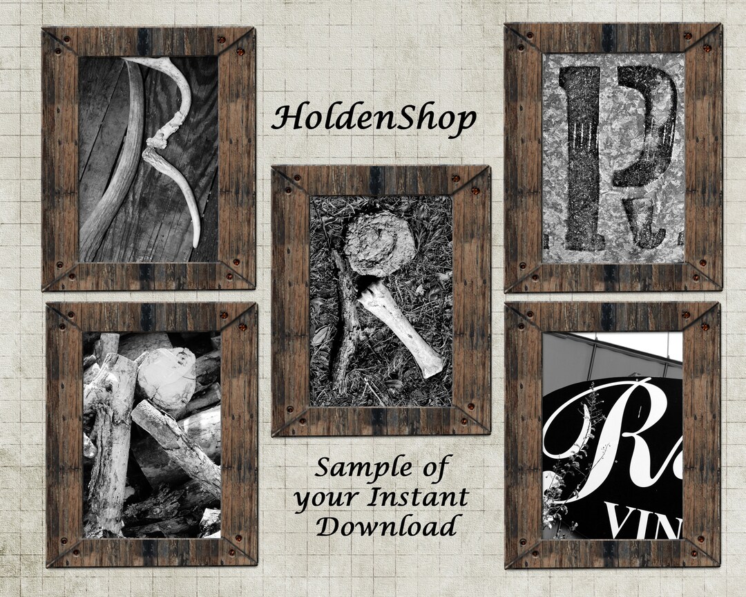 Alphabet Art (R)- Instant Download Letter Digital Photo Image Print - Etsy