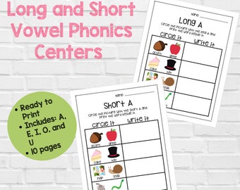 Science of Reading Worksheets - Etsy