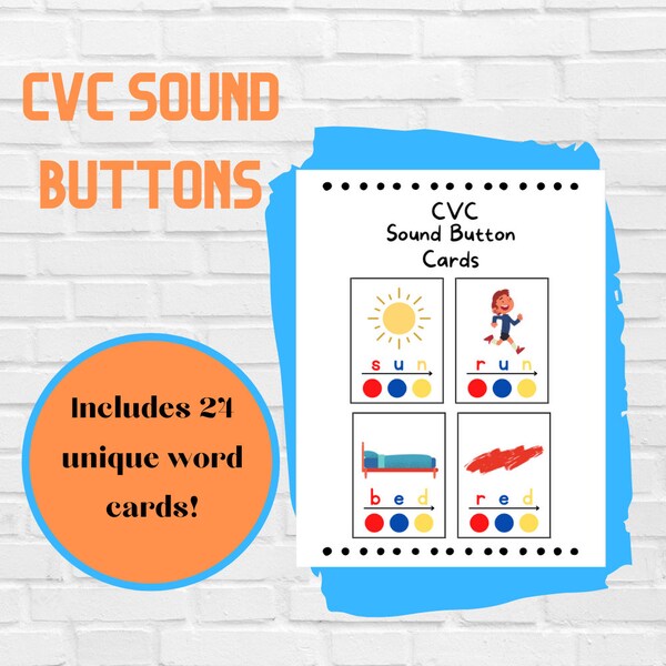 Montessori Cvc Cards - Etsy