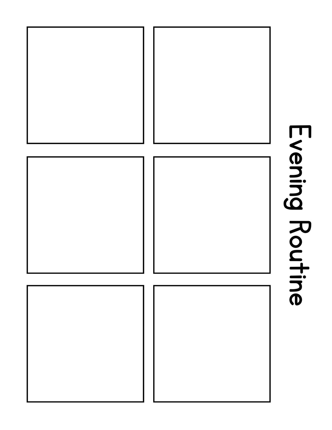 Visual Schedule Early Literacy Kindergarten Preschool Montessori ...