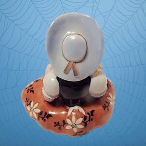 Little Miss Muffet Spider Nursery Rhyme Porcelain Figurine Vintage ...