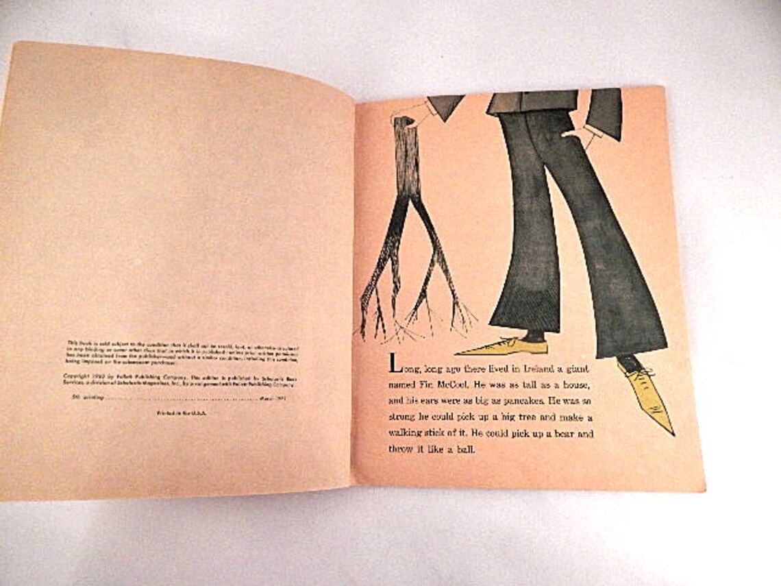 The Bigger Giant Picture Story Book by Nancy Green Vintage | Etsy