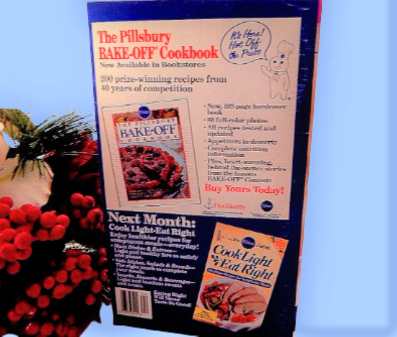 Bake off Contest Cookbook Pillsbury Recipe Book Vintage 1990 - Etsy