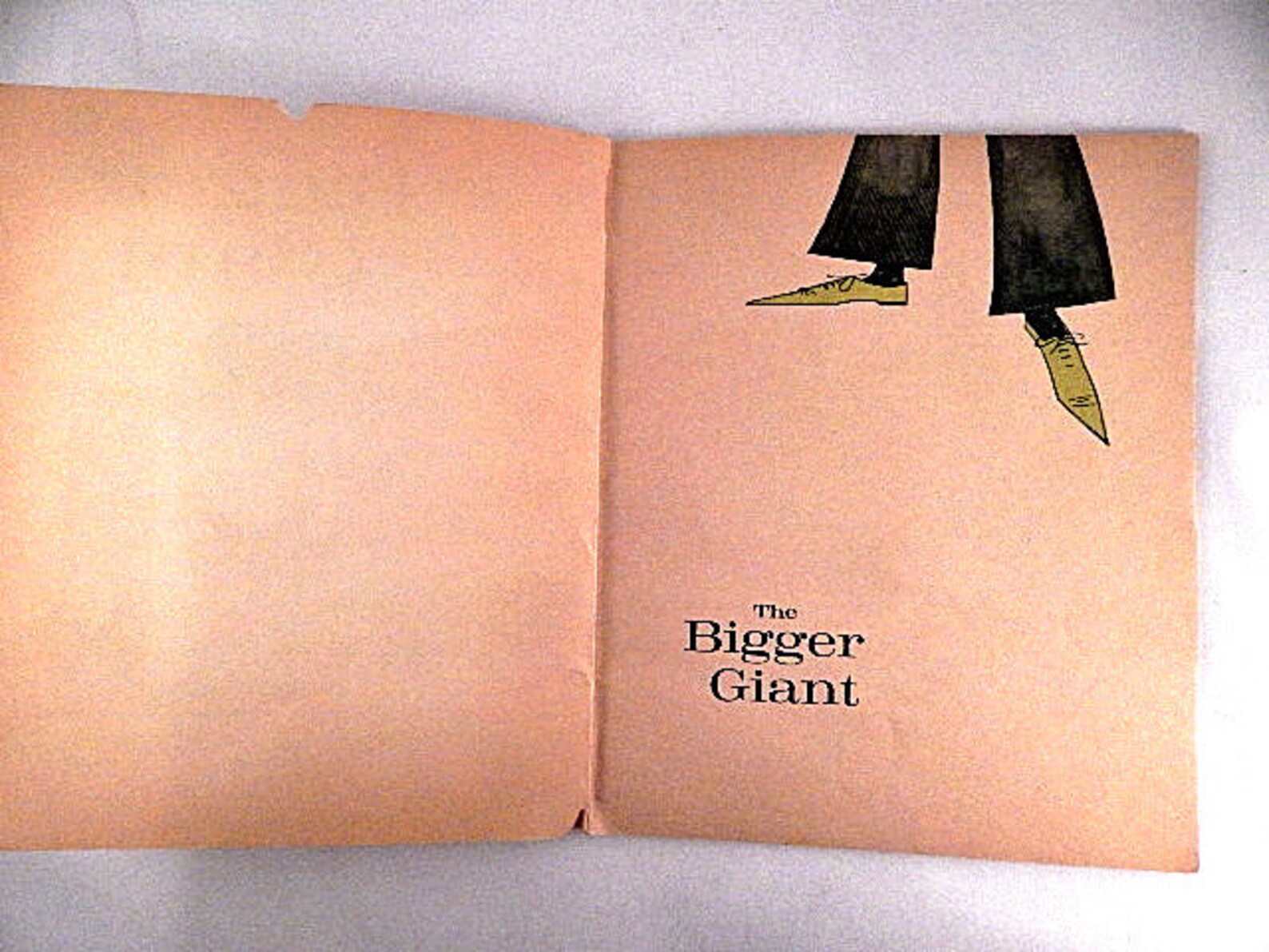 The Bigger Giant Picture Story Book by Nancy Green Vintage | Etsy