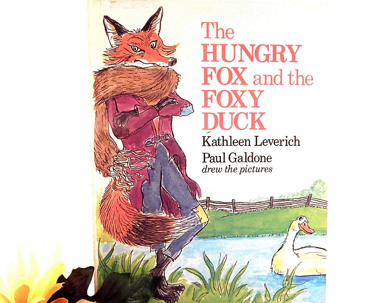 The Hungry Fox and the Foxy Duck Picture Book Animal Story for - Etsy