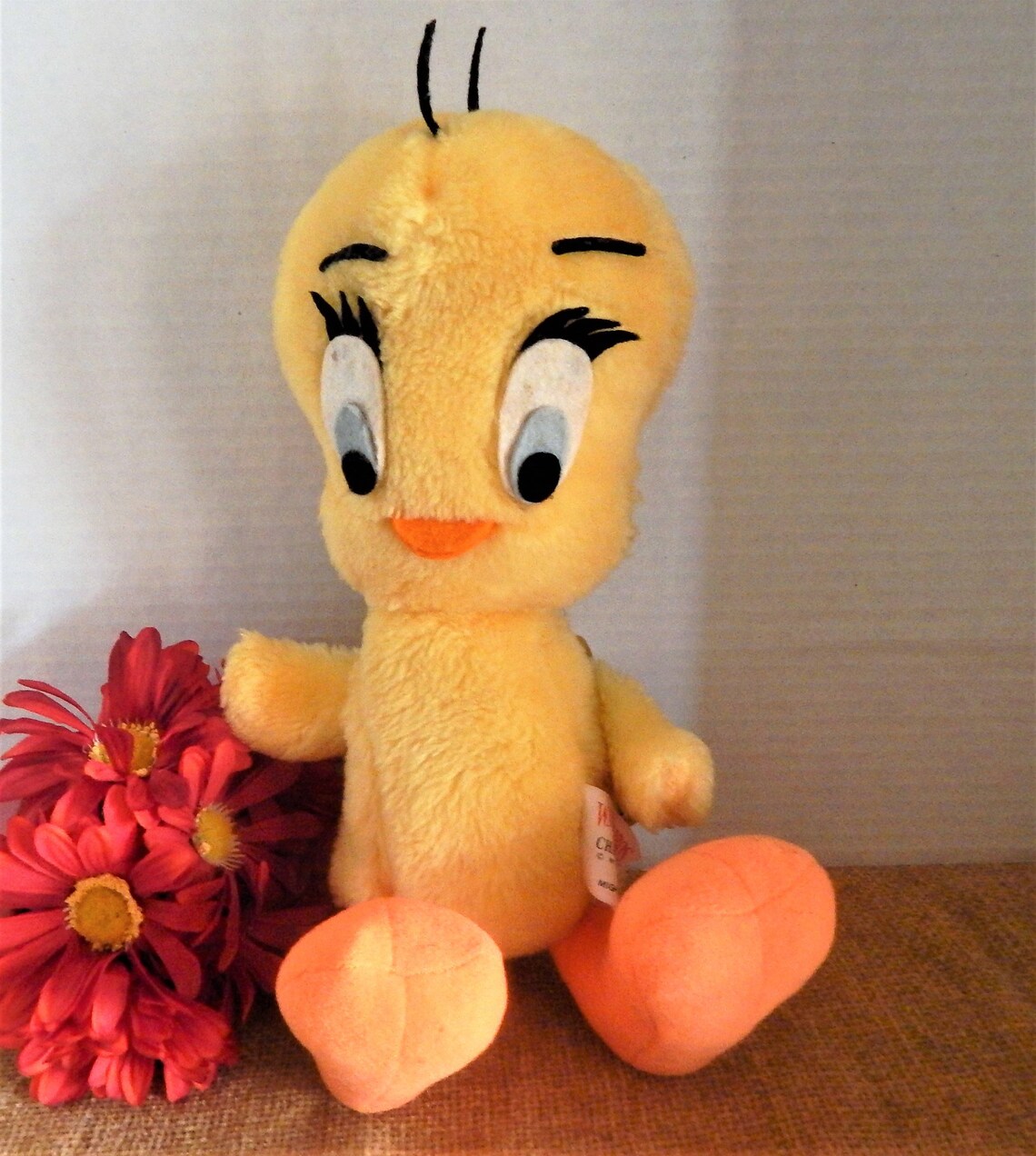 Tweety Bird Stuffed Plush Animal 14 Yellow Looney Tunes | Etsy