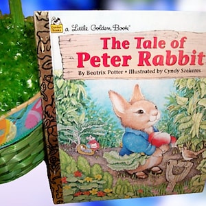Tale of Peter Rabbit Little Golden Book Beatrix Potter Childrens Book ...