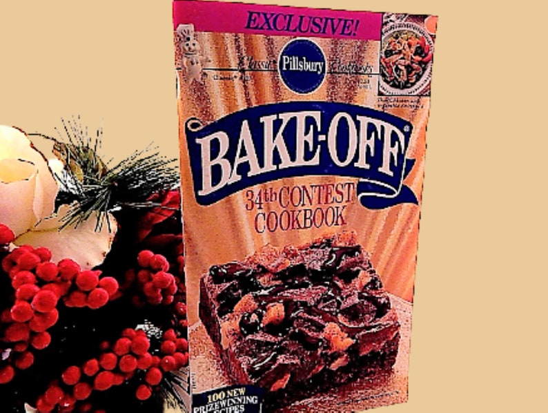 Bake off Contest Cookbook Pillsbury Recipe Book Vintage 1990 - Etsy