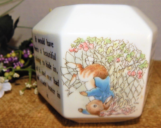 Peter Rabbit Childrens Coin Bankvintage 1980s Beatrix Potter Wedgewood ...