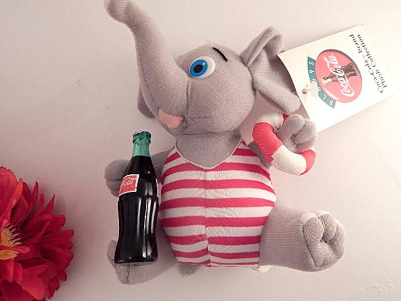 Coca Cola Elephant Coke Stuffed Animal Novelty Toy Vintage - Etsy