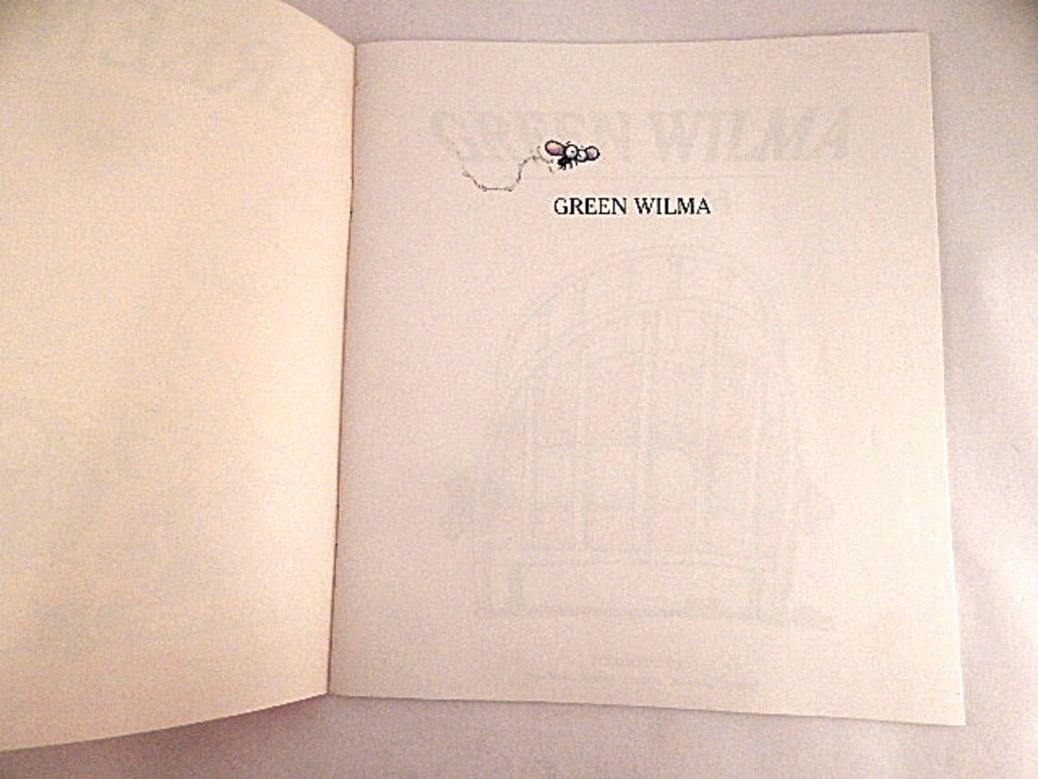 Green Wilma Children's Picture Book Frog Animal Story by | Etsy