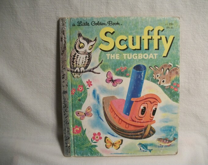 Scuffy the Tugboat Little Golden Books Children's Picture Story Book ...