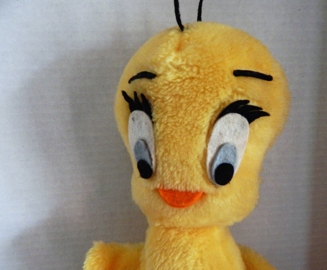 Tweety Bird Stuffed Plush Animal 14 Yellow Looney Tunes | Etsy