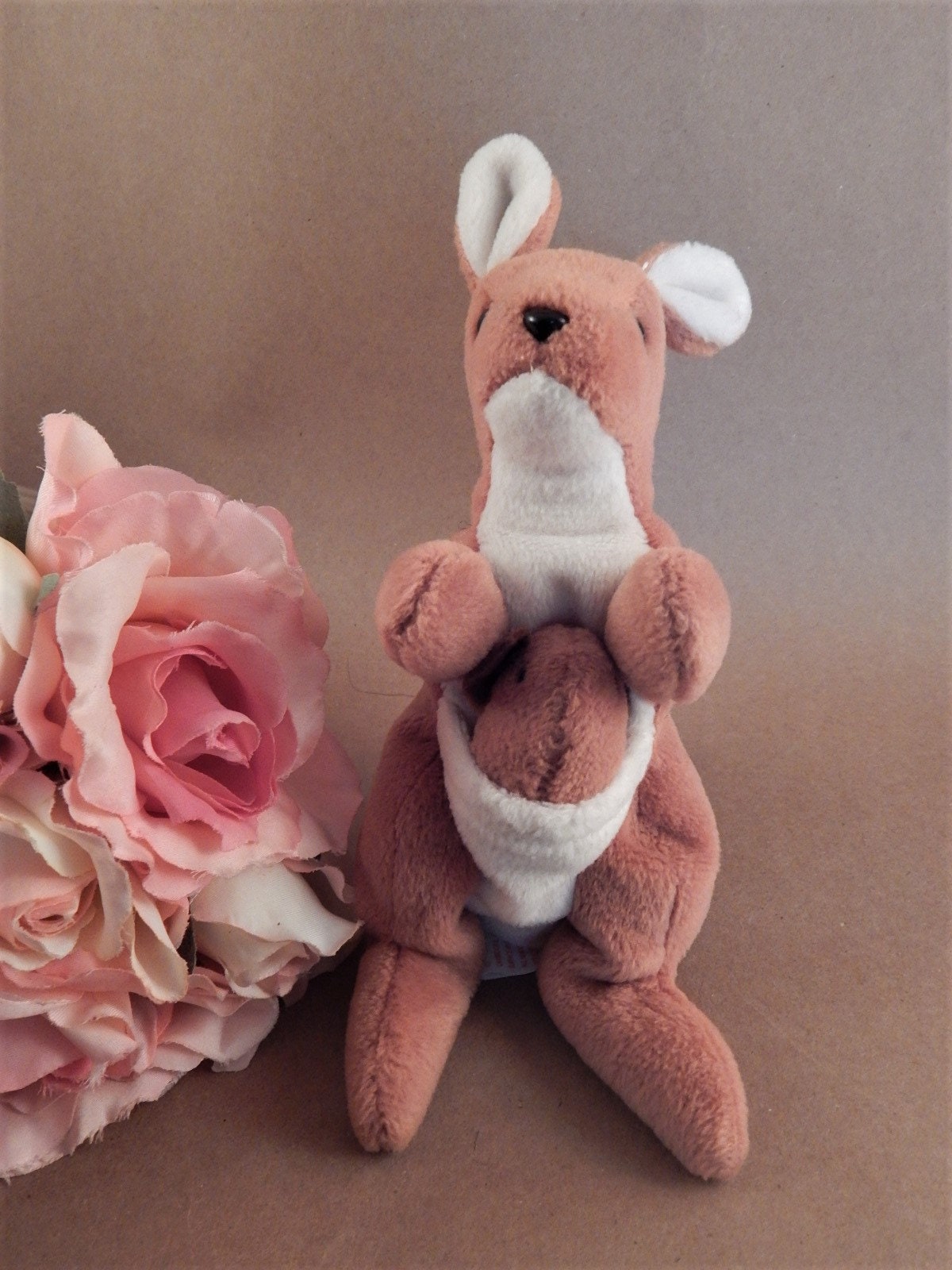 Kangaroo and Baby Stuffed Plush Animal TY Beanie Babies | Etsy