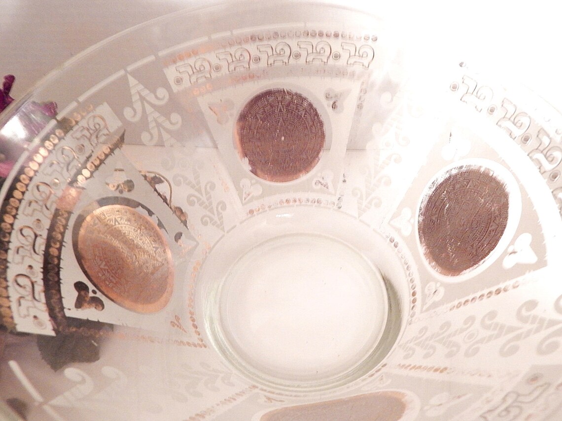 Punch Egg Nog Grog Bowl Snack or Salad Glass Serving Dish 1950's ...