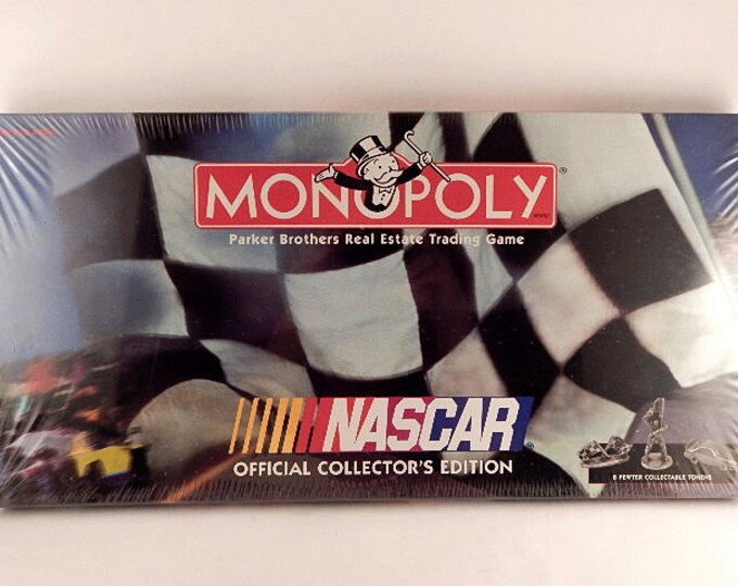 Monopoly Game Nascar Official Collector's Edition Car Racing Board Game ...