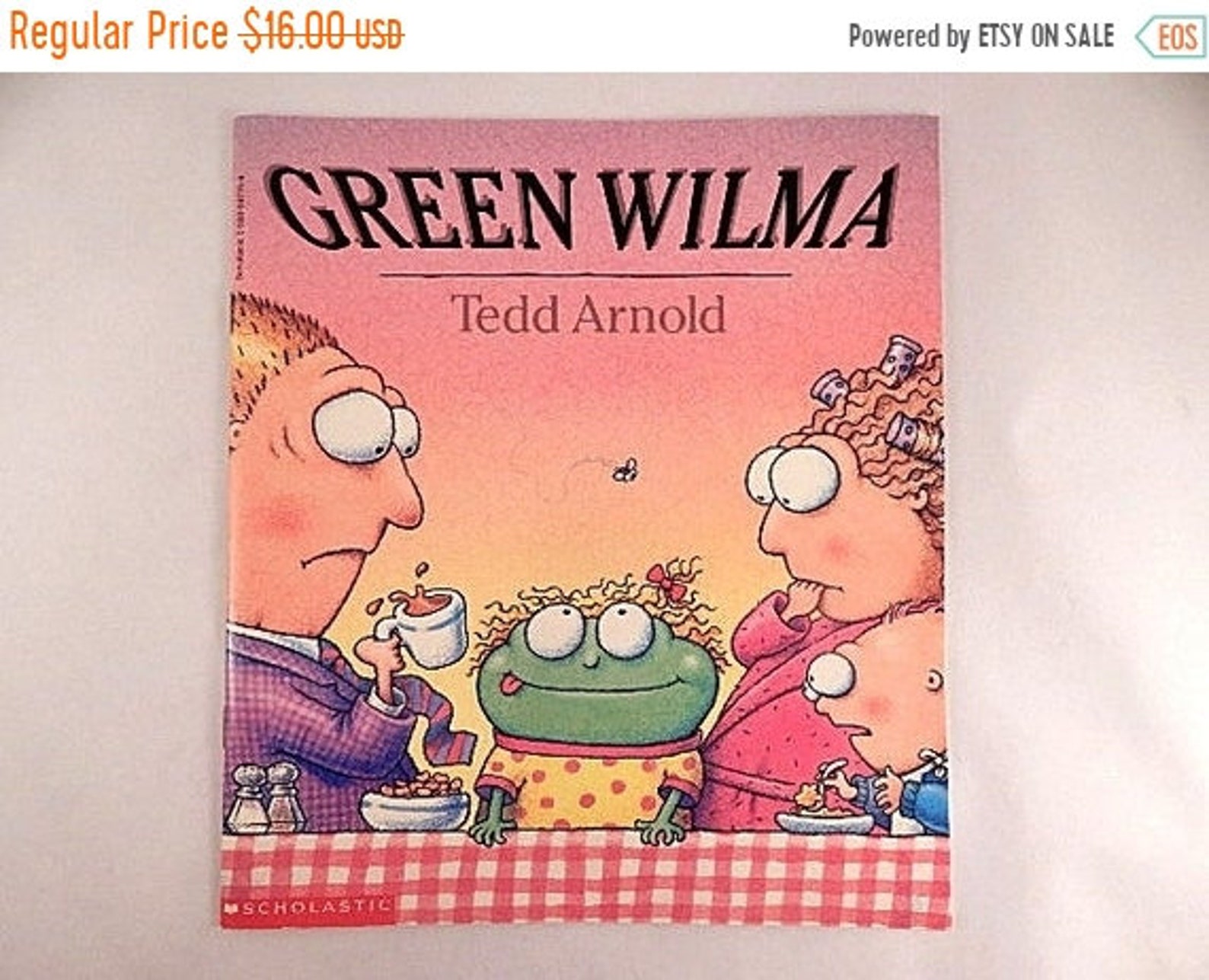 Green Wilma Children's Picture Book Frog Animal Story by | Etsy