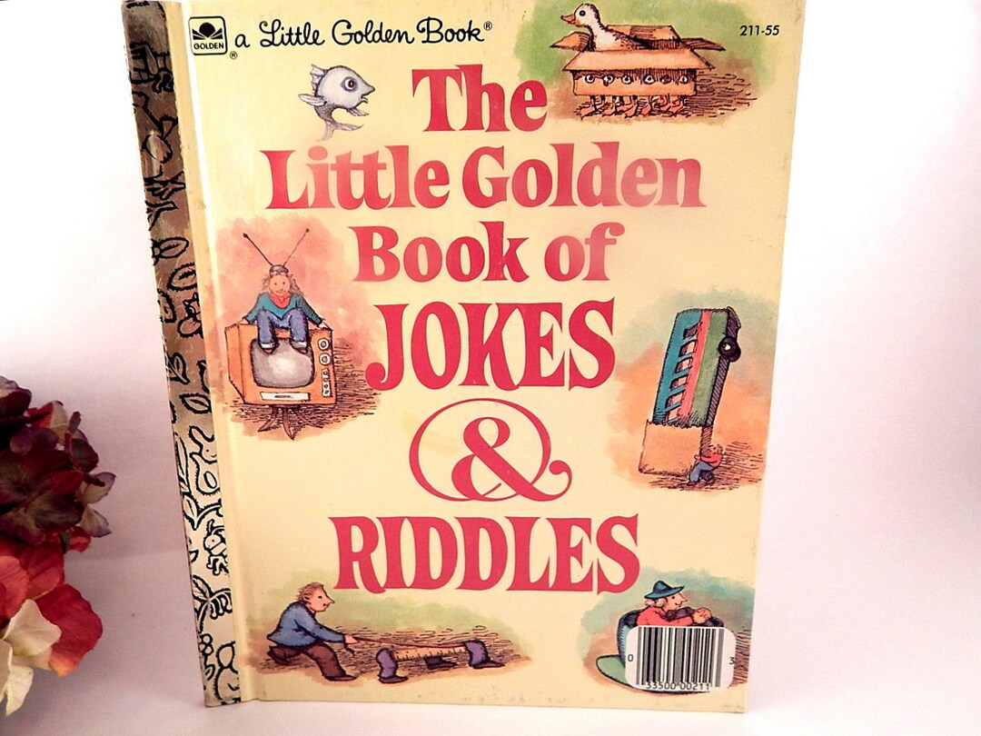 Jokes and Riddles Little Golden Book Vintage 1983 - Etsy
