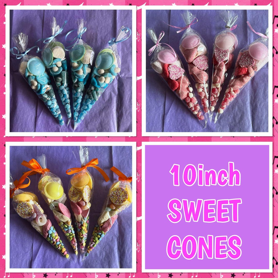 Giant Sweet Cones, FREE Stickers, Sweet Bags, Party Bags, Party Bag ...