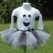 Cute Ghost Halloween Tutu Skirt and Shirt Long Sleeve Bodysuit Newborn ...