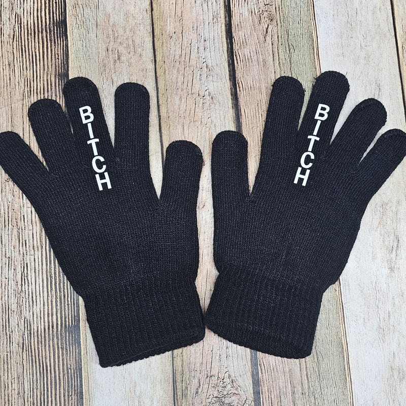 Middle Finger Mitten - Etsy