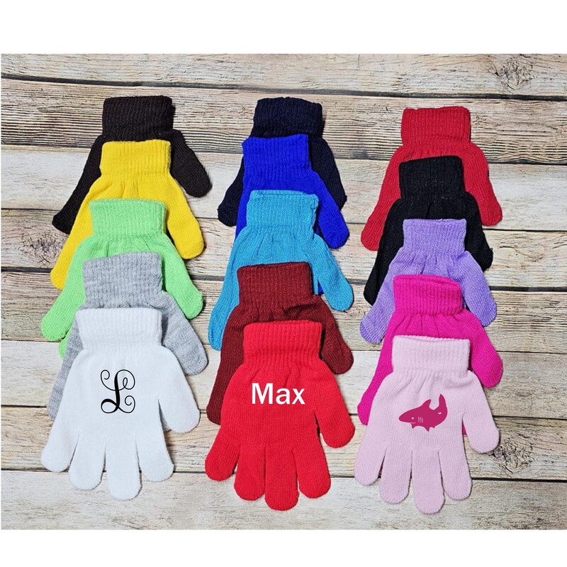 Personalized Gloves - Etsy