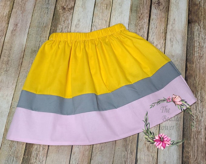 Back to School Skirt Pencil Skirt Toddler Skirt Girls Outfit Teacher - Etsy