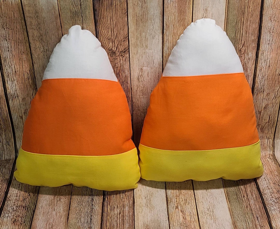 Halloween Candy Corn Throw Pillows Mini Large Pillows Decorations ...
