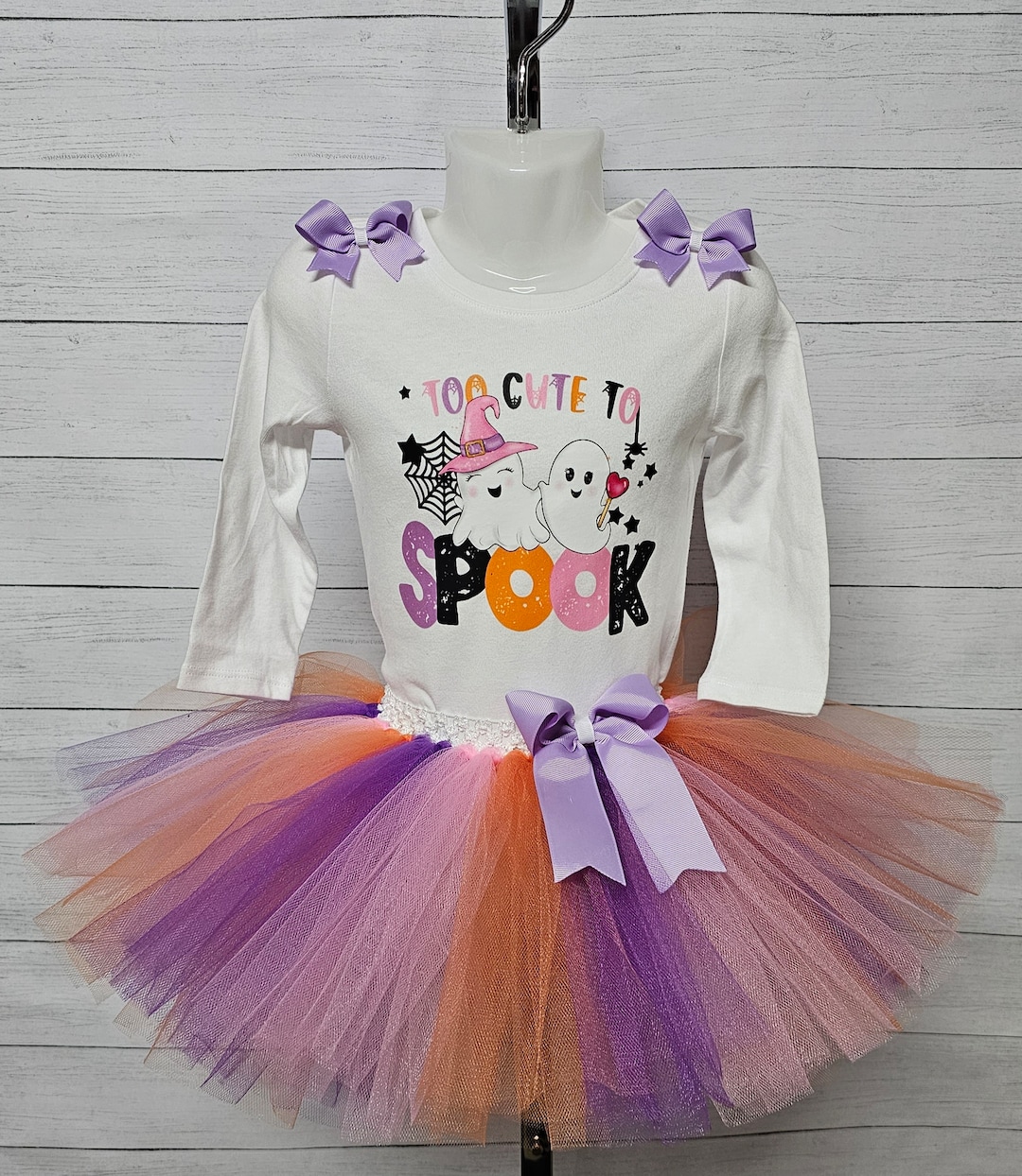 Cute Ghost Costume Too Cute to Spook Costume Ghost Outfit Halloween ...