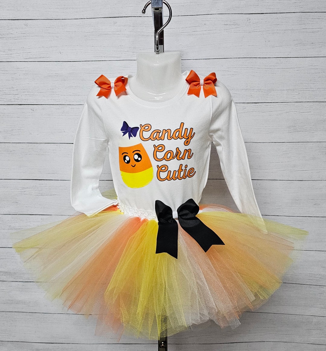 Candy Corn Cutie Costume Cute Halloween Candy Corn Costume Tutu Outfit ...