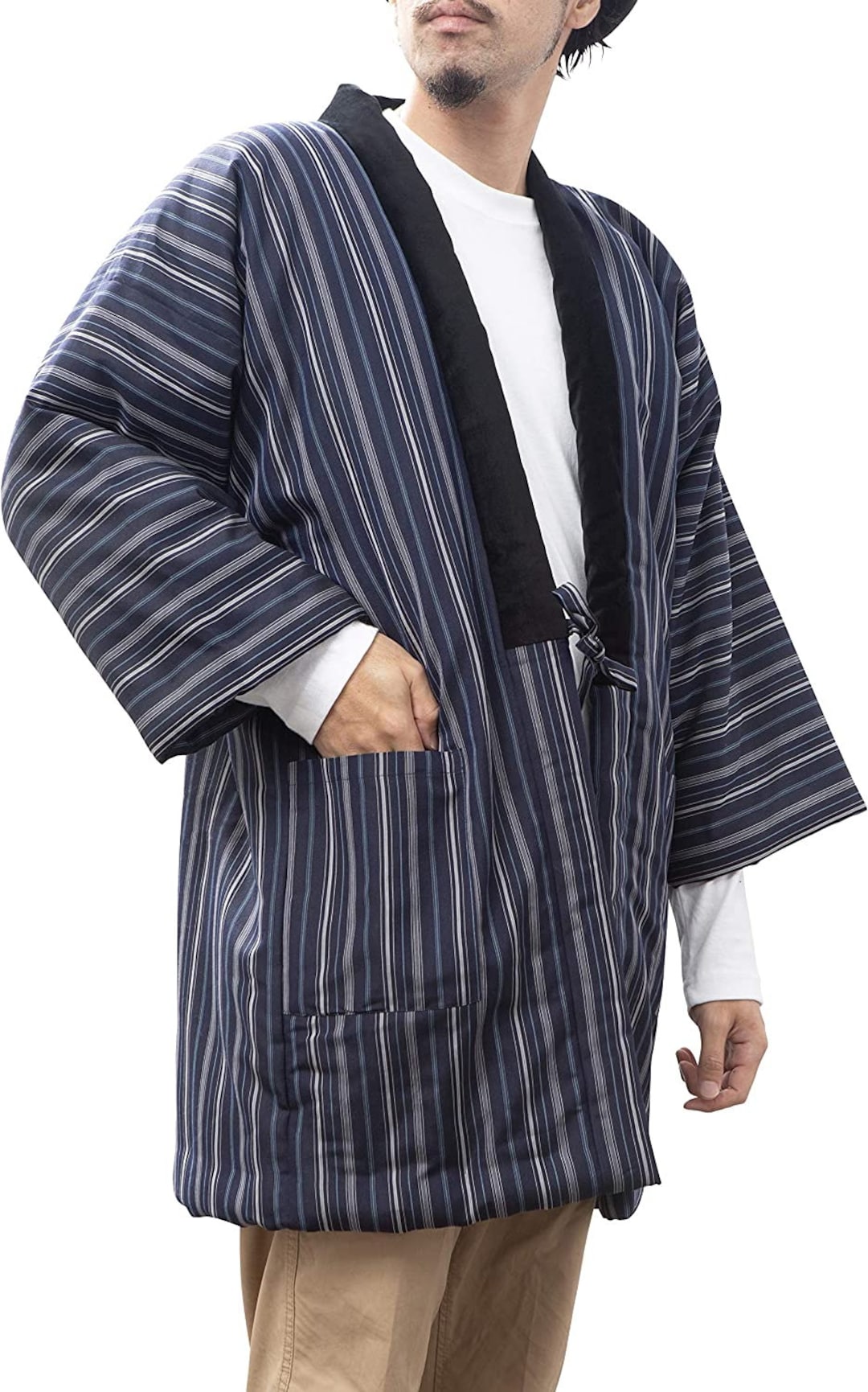 Japanese Traditional Clothing Hanten Coat for Men One Size - Etsy
