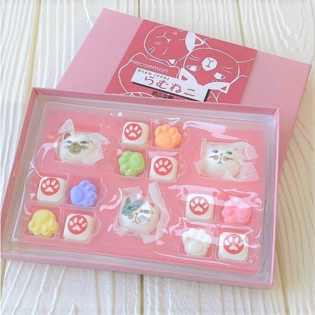 Japan Snack Schattige Kat Ramune Fizzy Candy - Etsy België