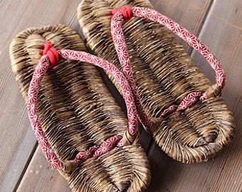 Japanese Traditional Sandal Zori Made of Bamboo US5.5 | Etsy