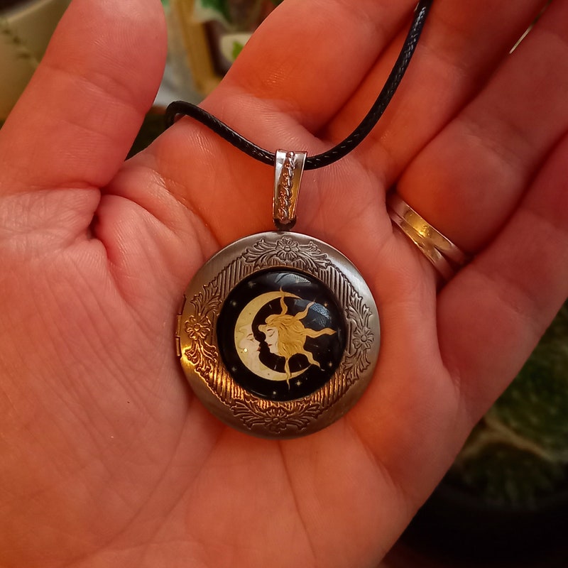 Moon Locket - Etsy