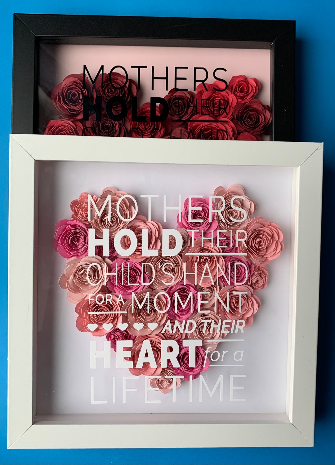 Mothers Day Shadow Box Frame - Etsy