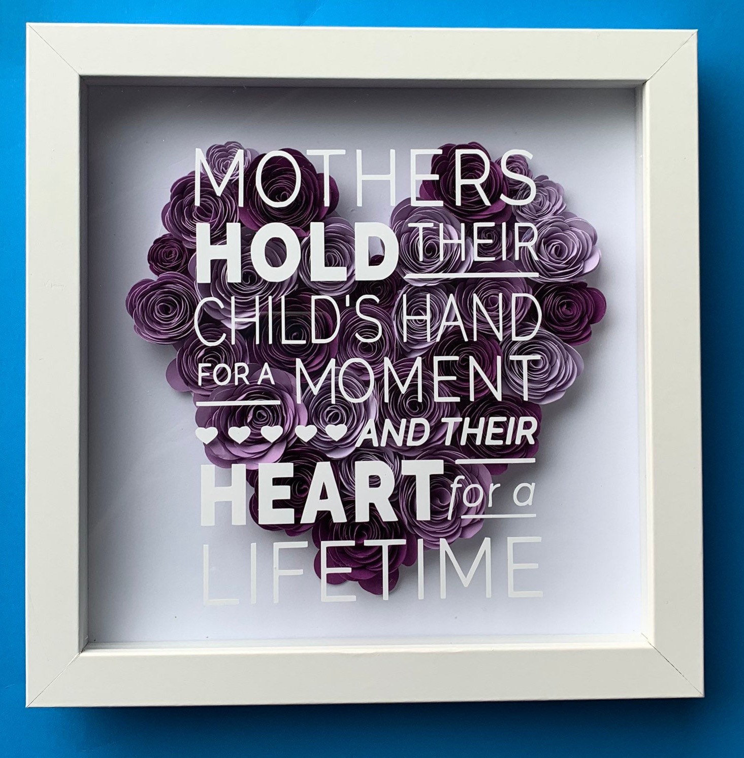 Mothers Day Shadow Box Frame - Etsy