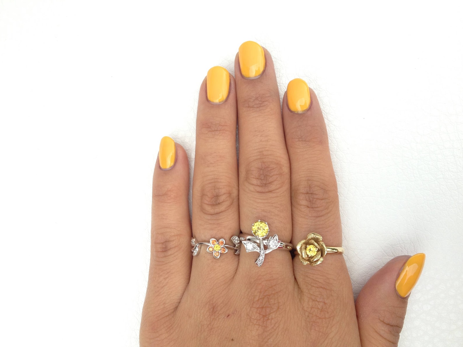 Promise Friendship Ring Pink Sapphire Floral Rose 14k Rose | Etsy